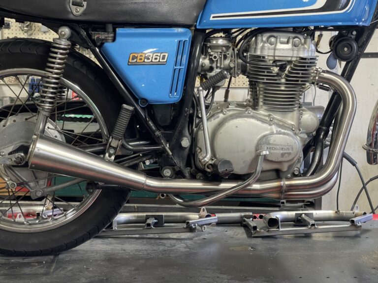 Honda CB360 TT “Sidewinder” Vintage Exhaust RRR/Hindle Fits 1974-76 – Ripple Rock Racers